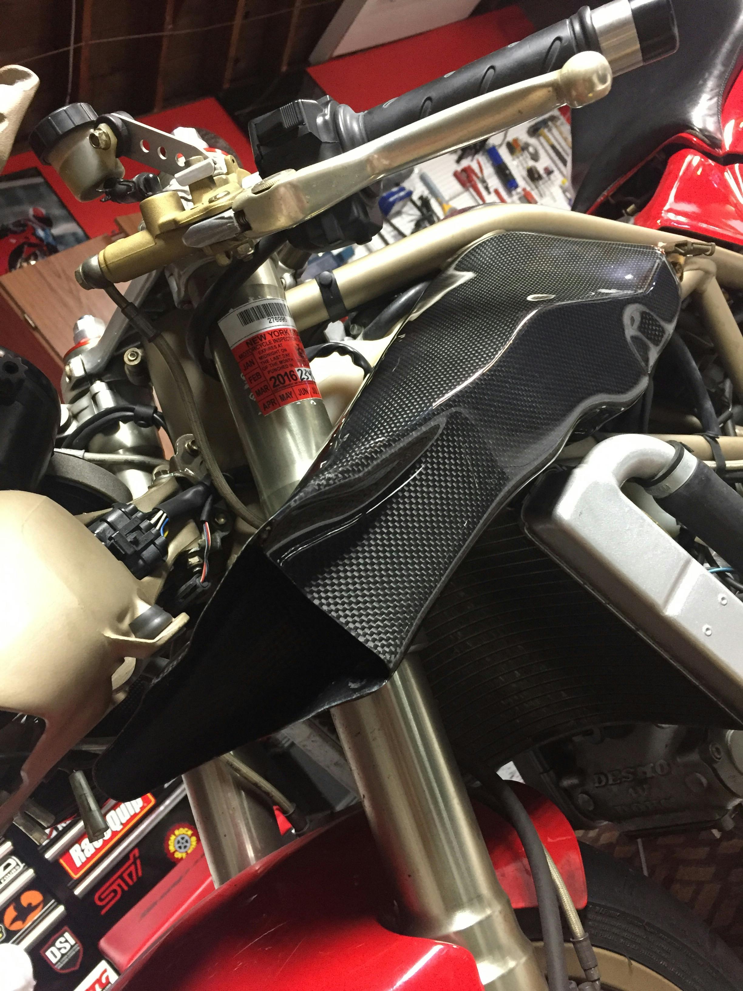 Carbon Fiber Ducati 748-916-996-998 Air Runners Intakes - MDI-CarbonFiber.com | MDI CarbonFiber